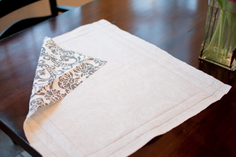 How To Sew Cloth Napkins With Mitered Corners | The Mama Guide